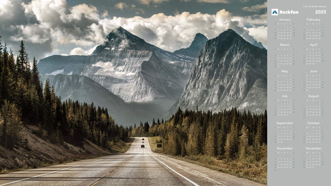 2025 Rockfon Desktop Calendars